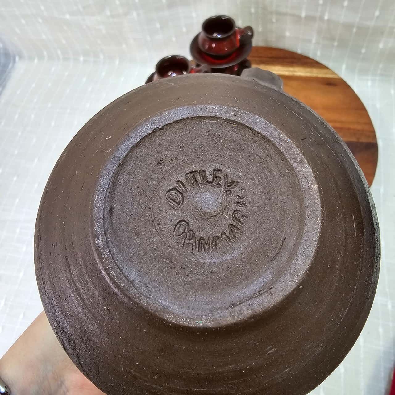 Vintage Henrik Ditlev Danmark Glazed Ceramic Tea Set