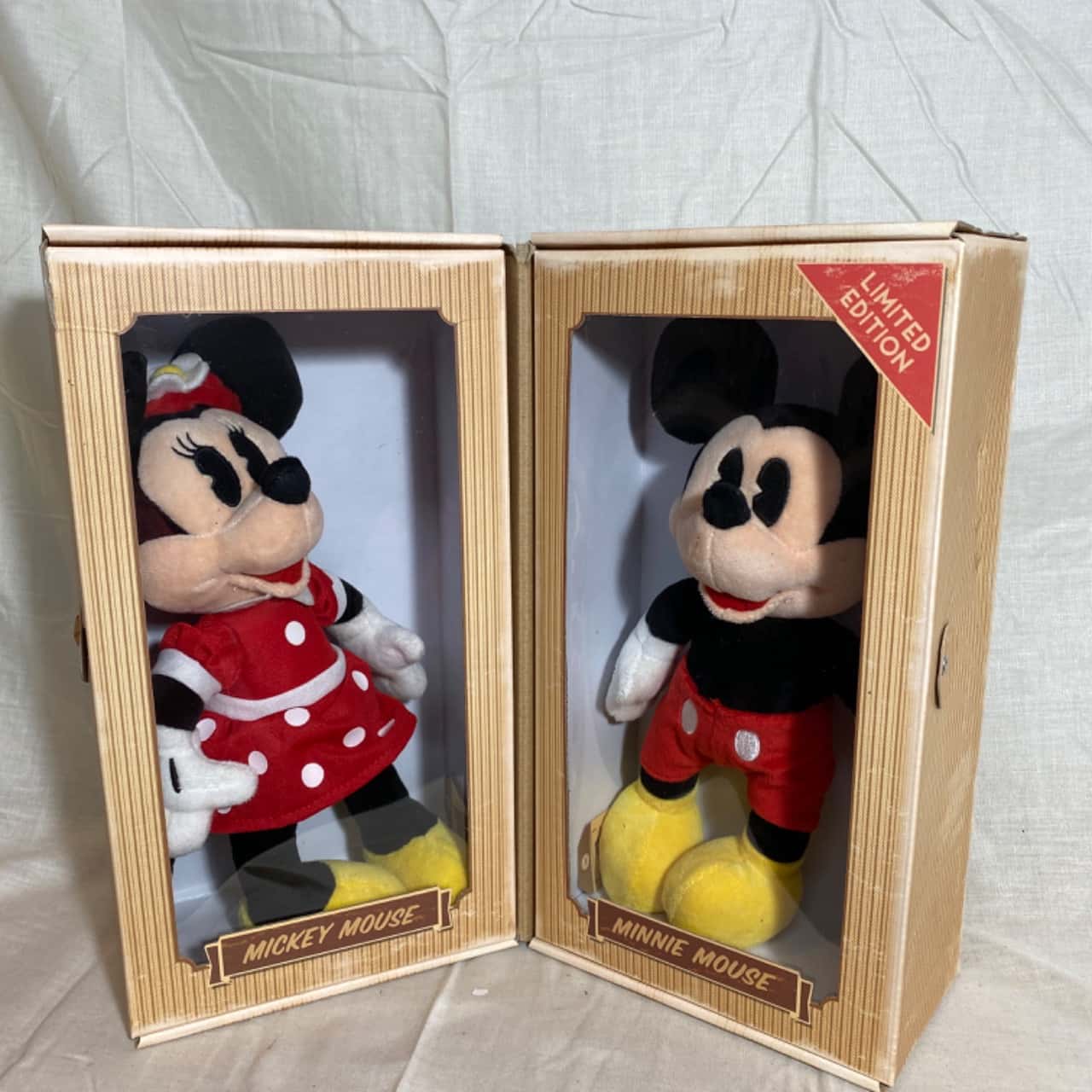 Mickey & Minnie collectable plushie