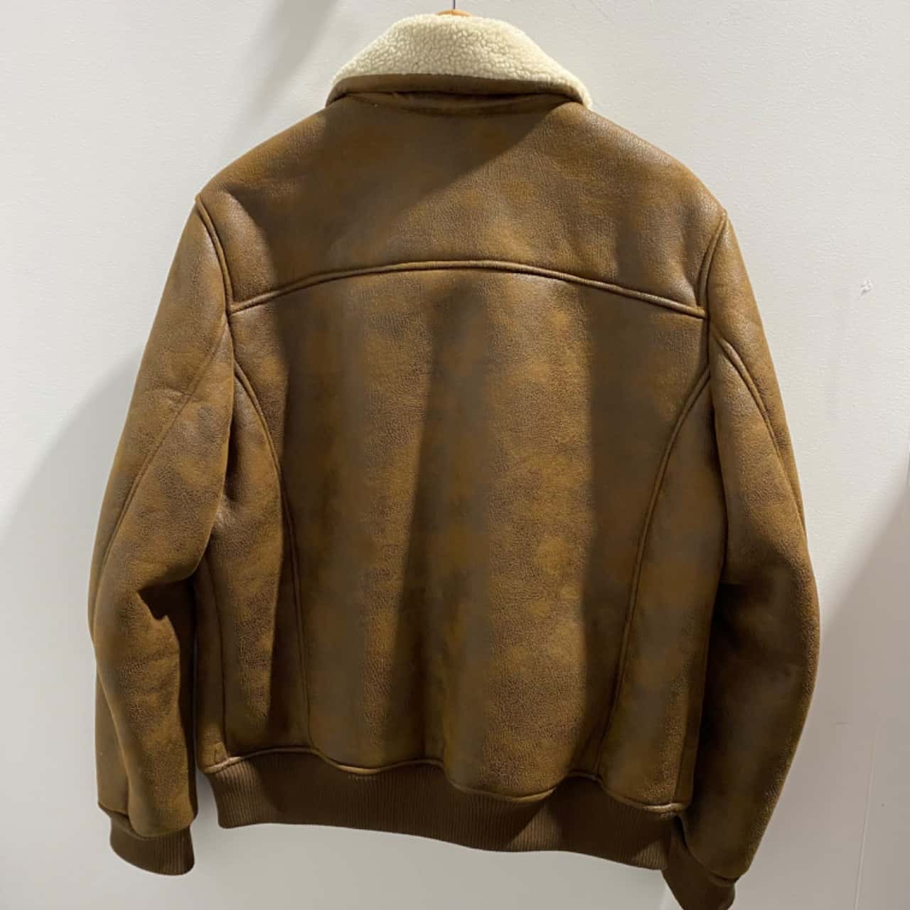 Lucky Brand Mens Jacket Front Zipper Brown / Cream (s)