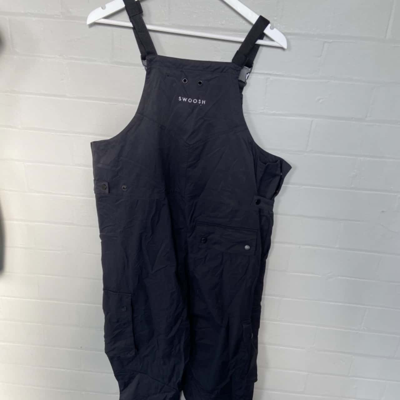 Nike Unisex Black Swoosh Convertible Overall(s)
