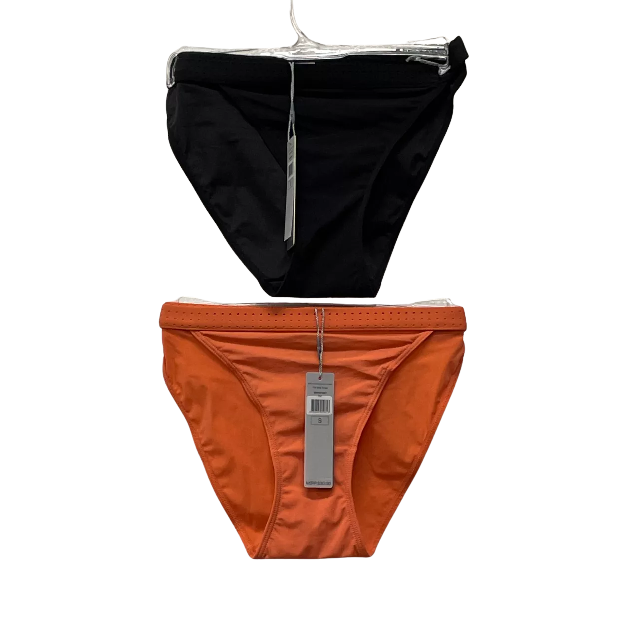 Elle Macpherson 2pcs Size S Underwear Black / Orange (s)