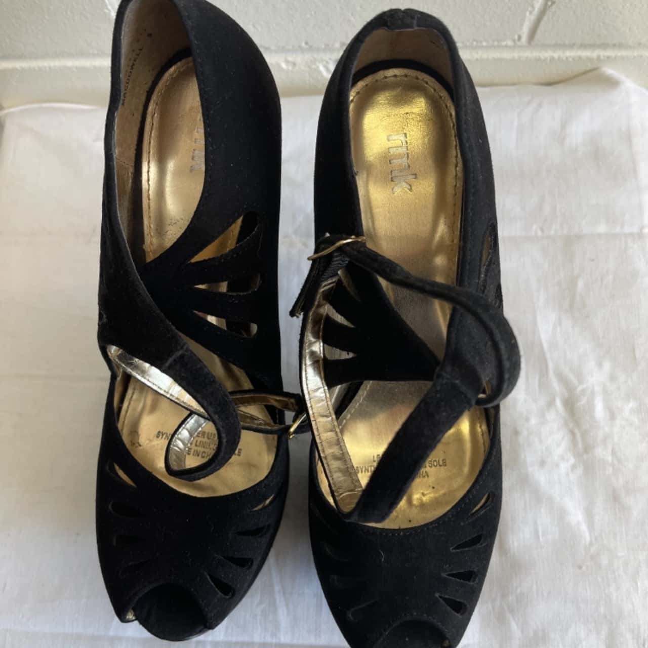 Reduced! RMK Womens Size 9 Black high heels (s)
