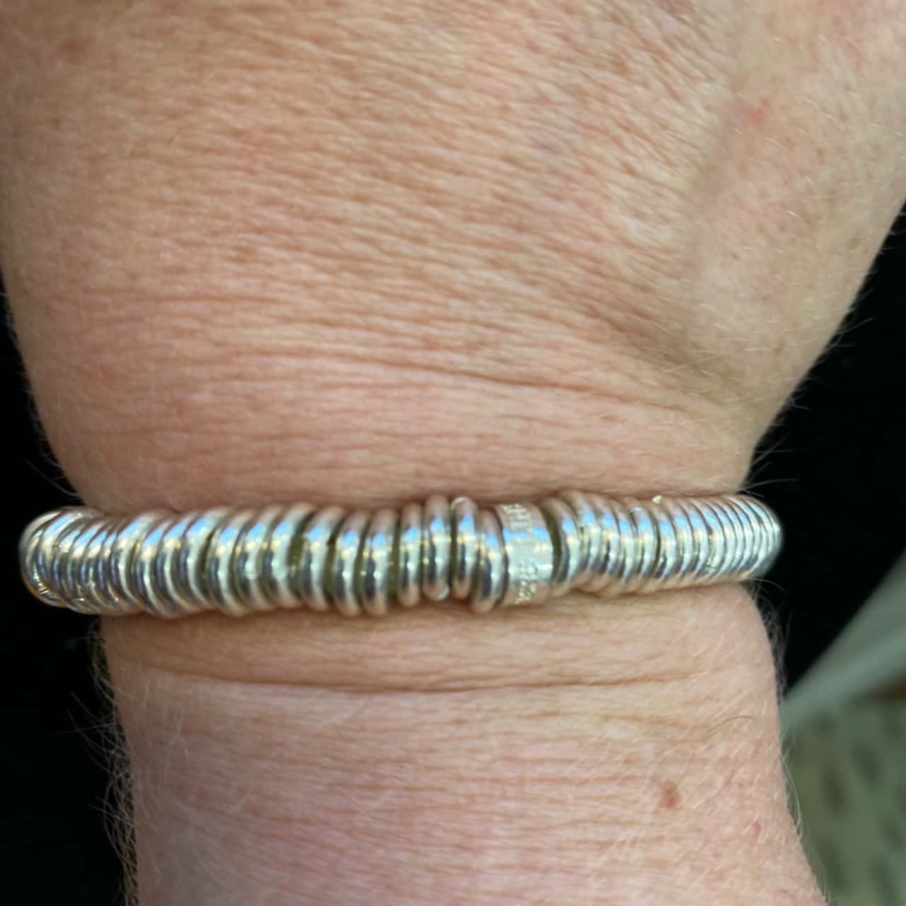 LINKS of LONDON Stamped Silver Stretch Bracelet(s)