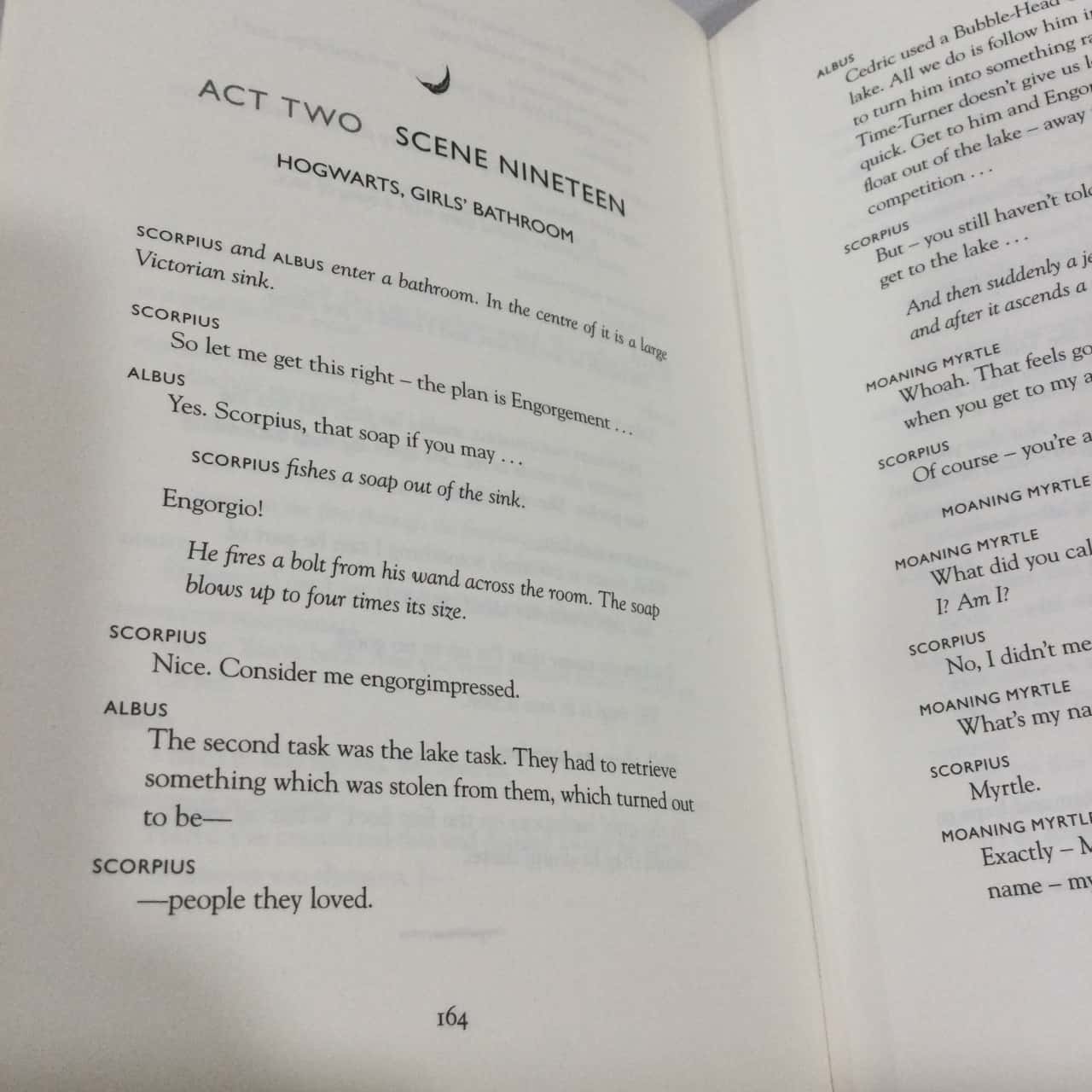 Harry Potter And The Cursed Child, Special Rehearsal Edition Script