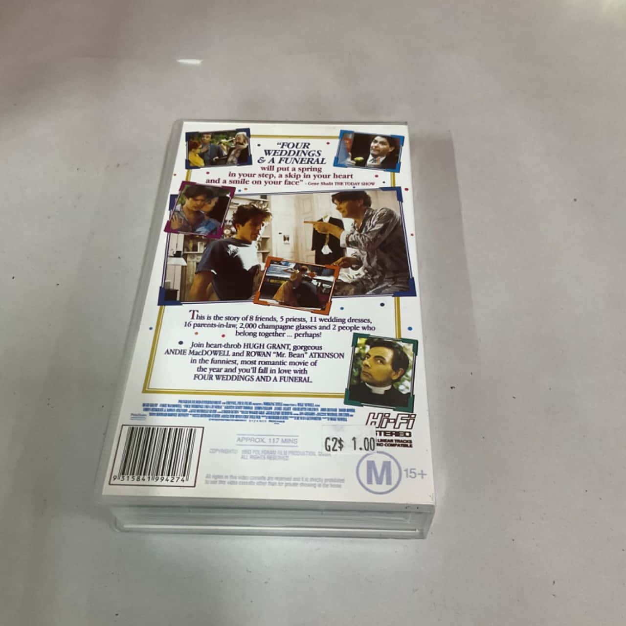 Four Weddings and a Funeral VHS