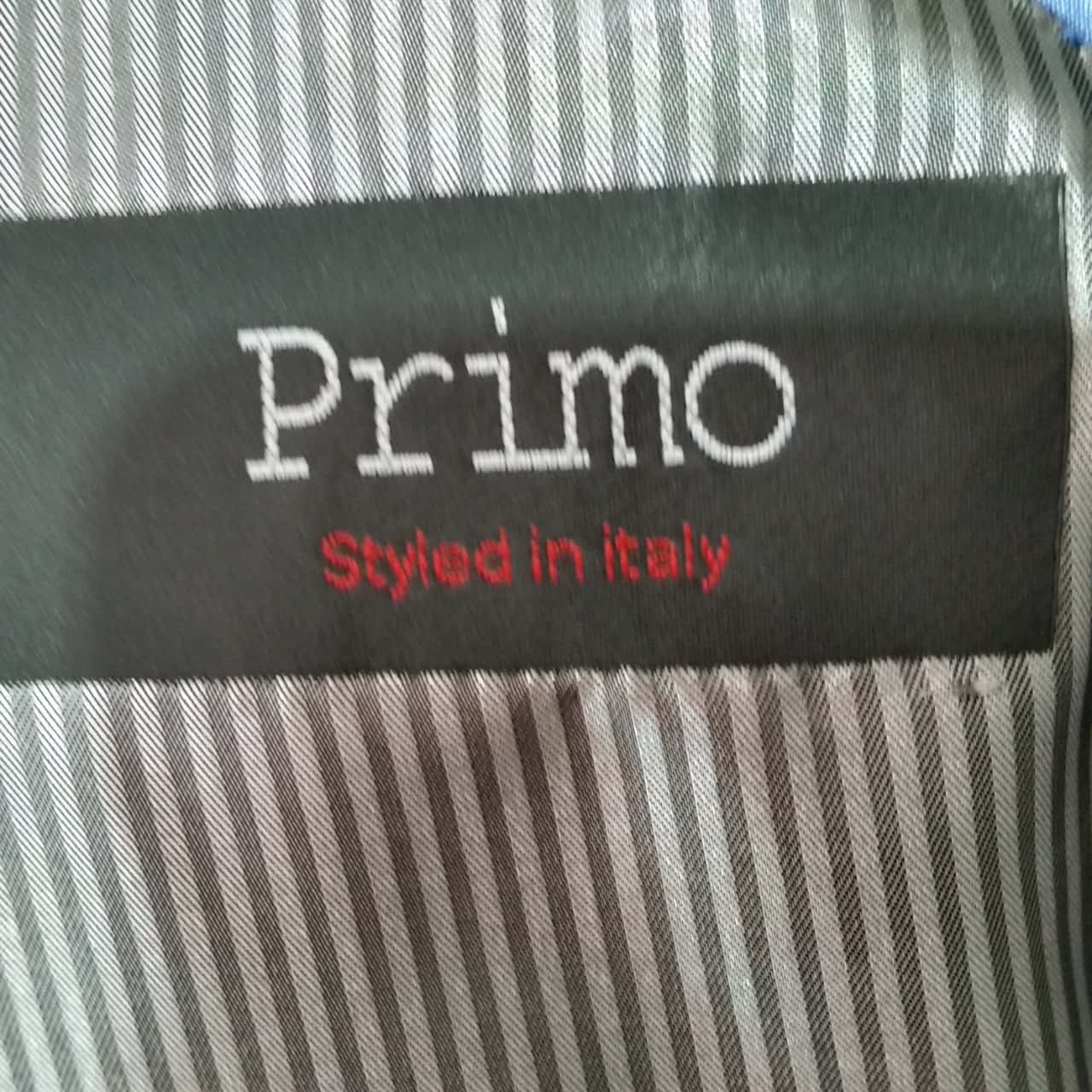 Primo STYLED IN ITALY Mens Suit Size XXXXXXL Grey / Striped (s)