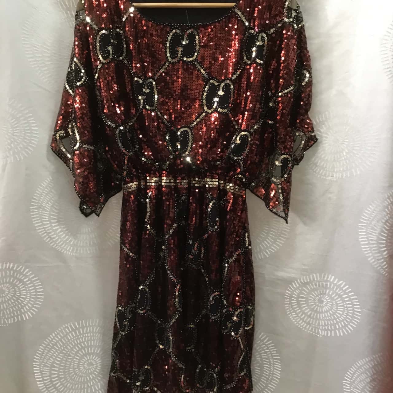 Womens, Size One, Dress, Black/Red (s)