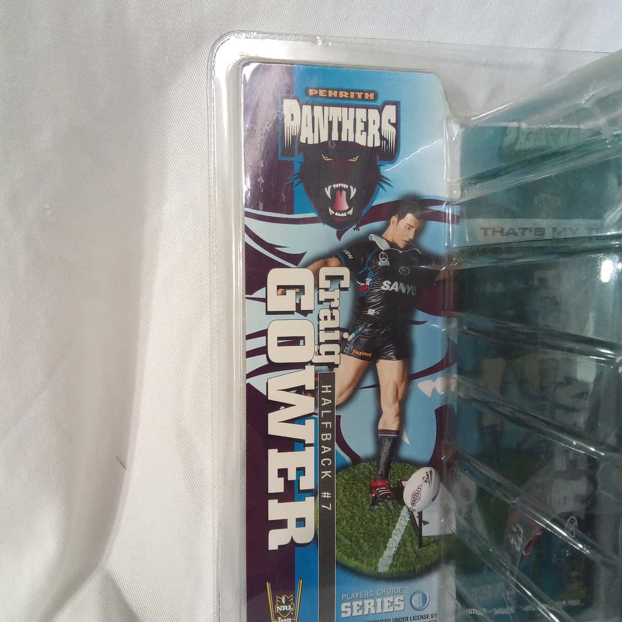 Penrith Craig Gower Series 1 NRL Figurine NWOT (Case Has Yellowed)