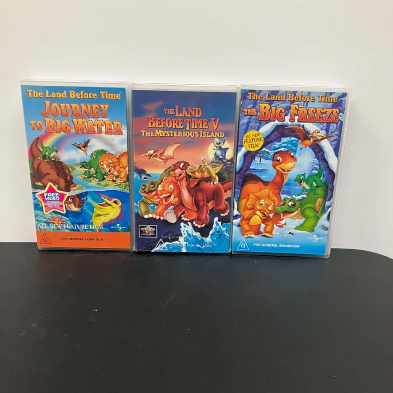 Vintage The Land Before Time VHS Tapes x3