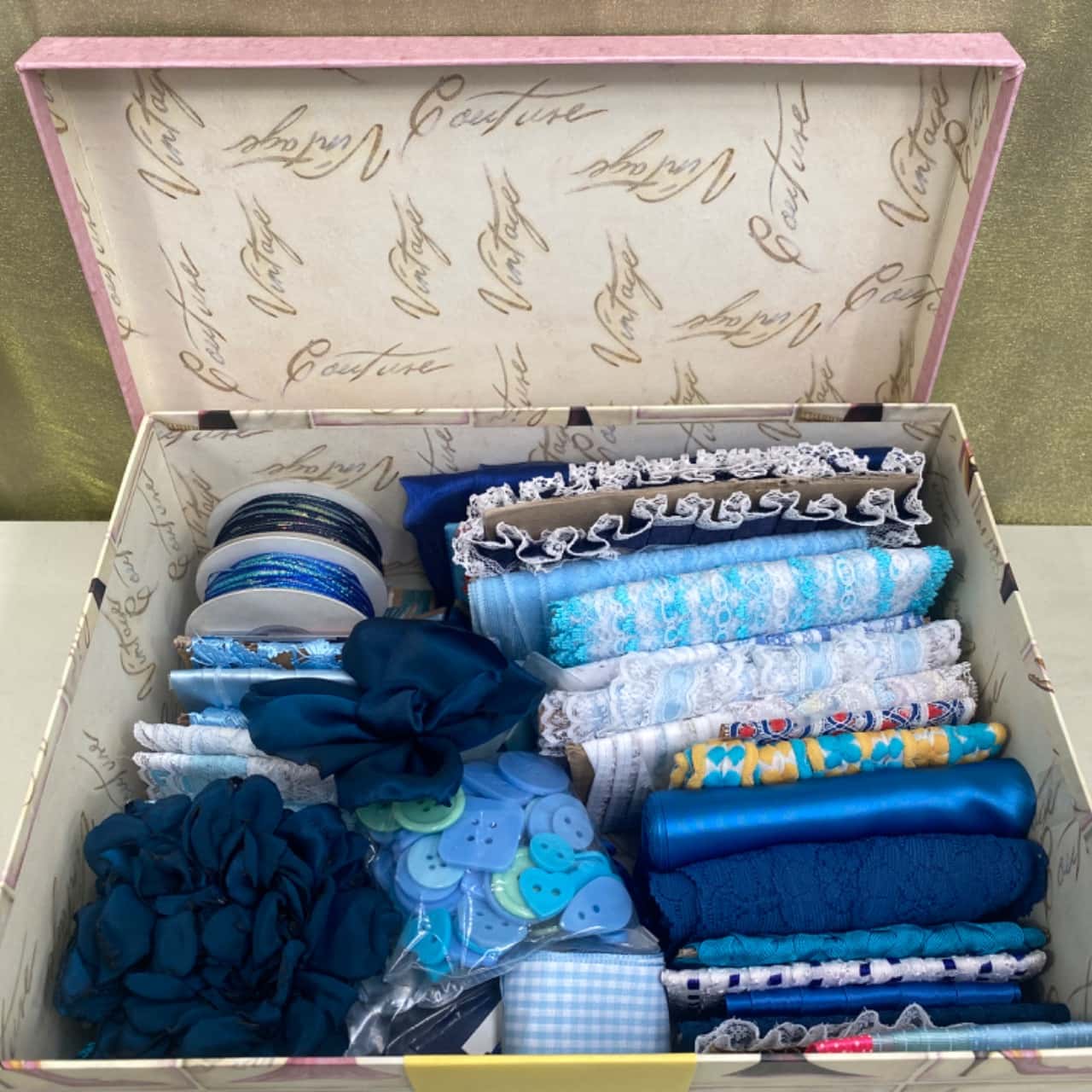 Assorted Craft box - Blue (s)