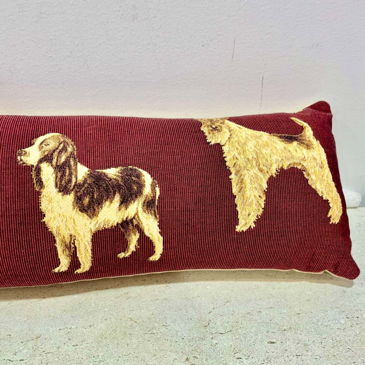 Laura Ashley Long Dog Pattern Bolster Cushion