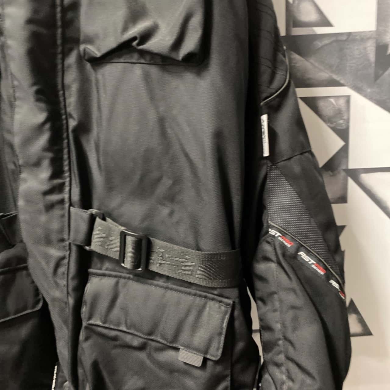 RST Pro Series Racing Jacket Size Plus Size / XXXL Black