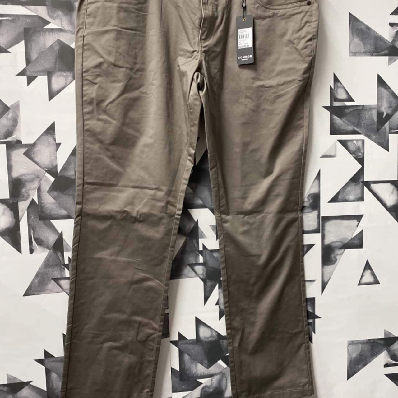 Connor Mens Size 40 Chinos Grey new