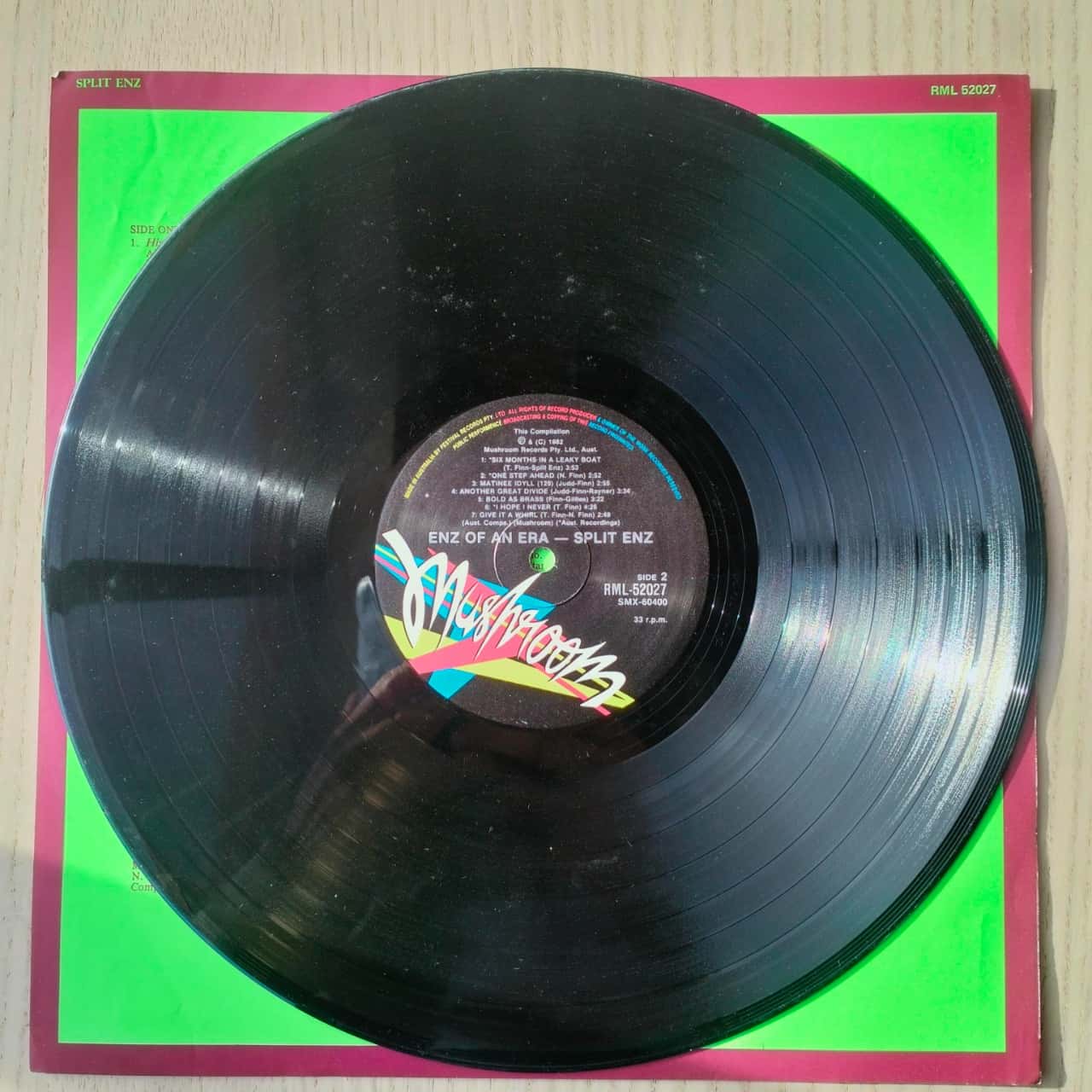 Split Enz ‎– Enz Of An Era Label: Mushroom ‎– RML 52027 Format: Vinyl, LP, Compilation Country ...