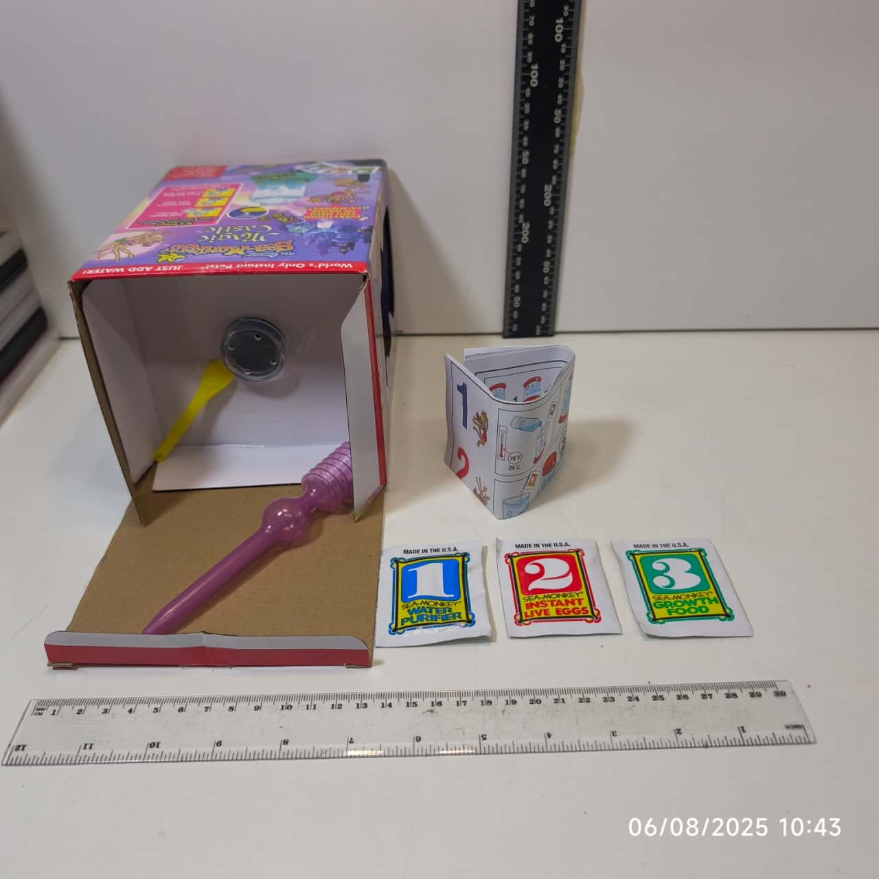 Sea Monkeys Magic Castle Toy Opened As New (s)