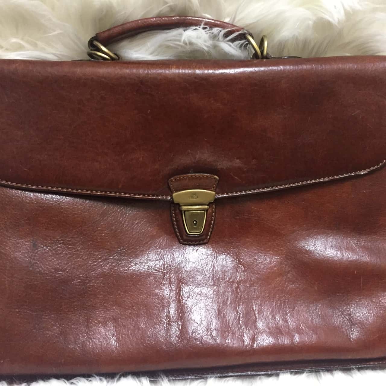 Vintage "The Bridge" brown leather briefcase(s)