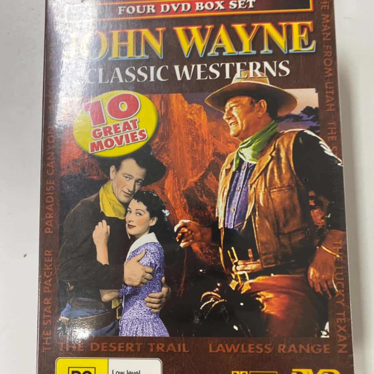John Wayne classic westerns 4 dvd box set