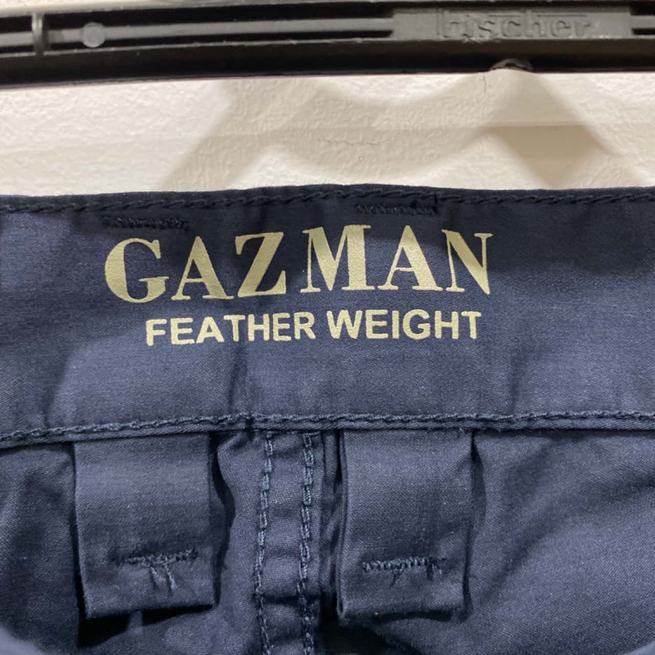 Gazman Mens Pants Size 34 Straight Leg Navy Blue (s)