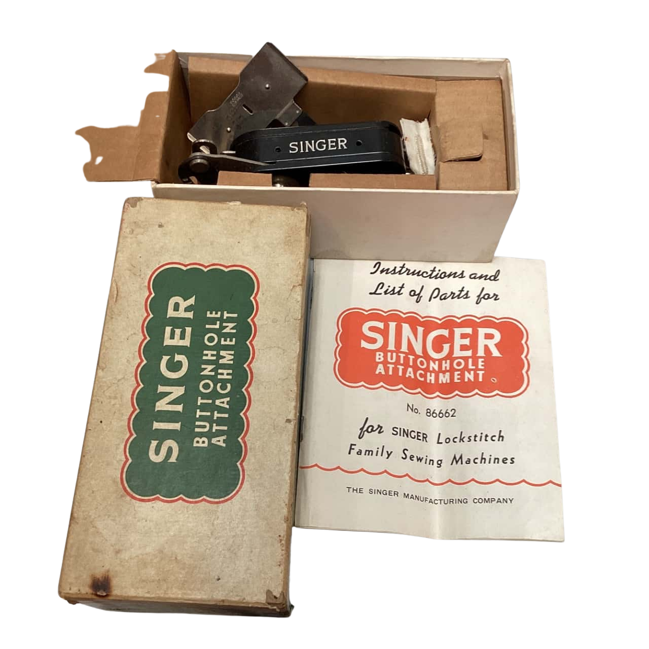 Singer Buttonhole Attachment Vintage