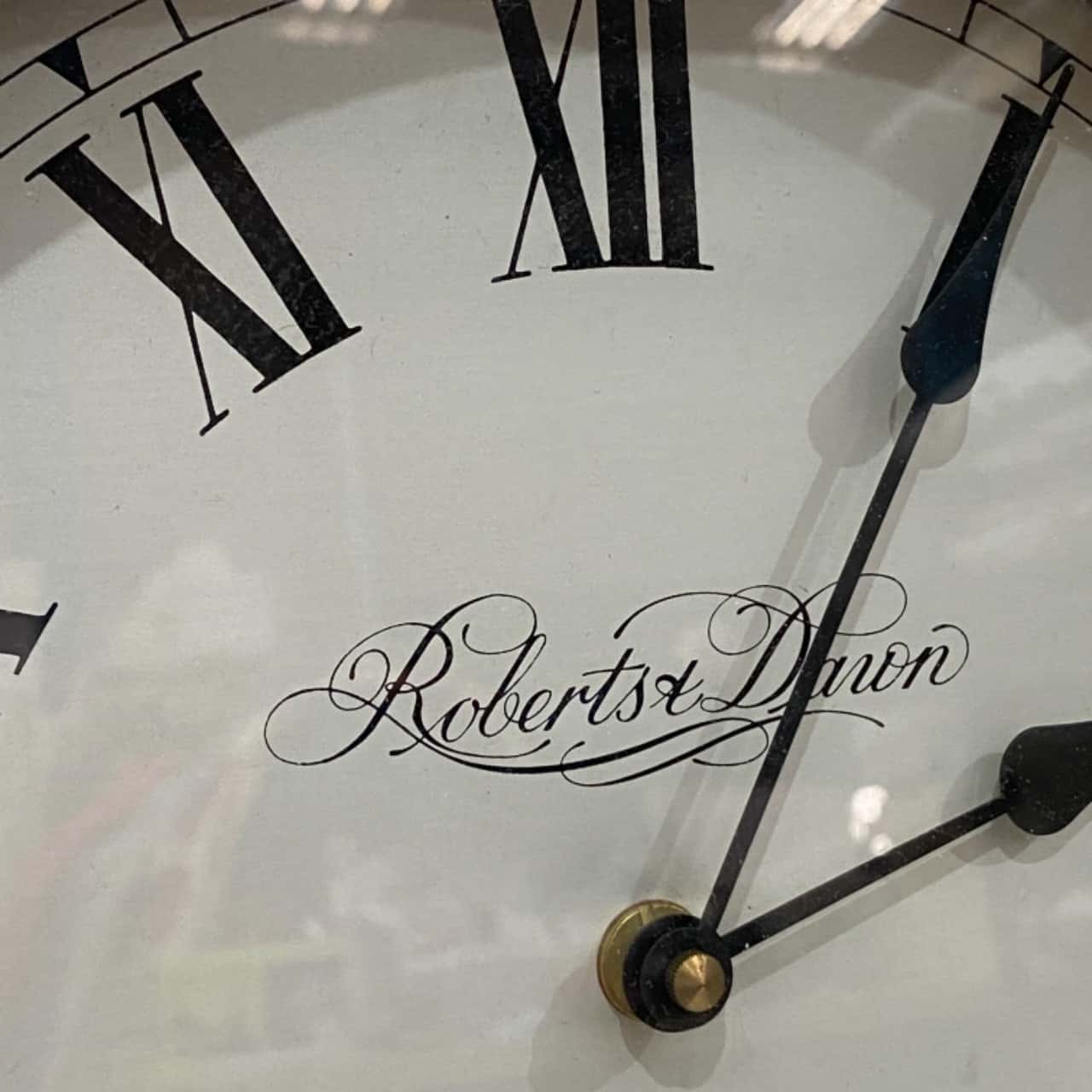 Medium Retro Railway Style Clock with Pine Wood Roberts and Dune ...