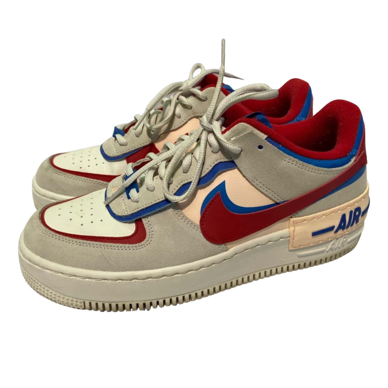 Nike Womens Air Force 1 Shadow Sail Royal Red Size 10US / 42EUR / 7.5UK ...