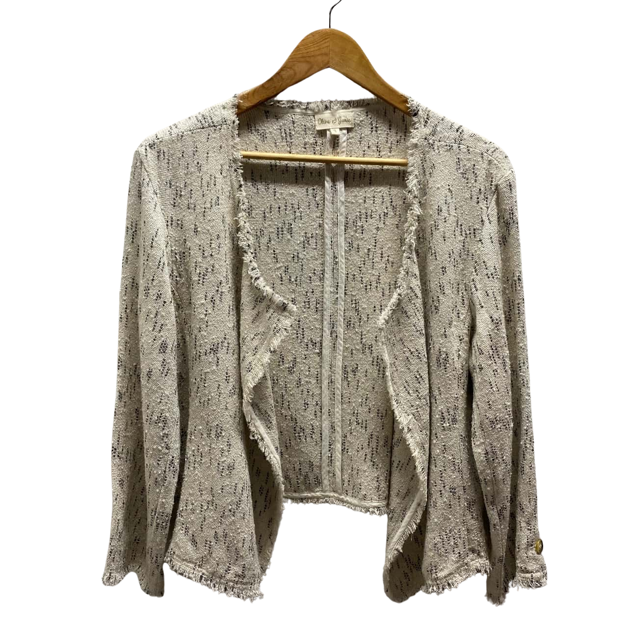 Olive et Julie Women’s Off-White Open Jacket
