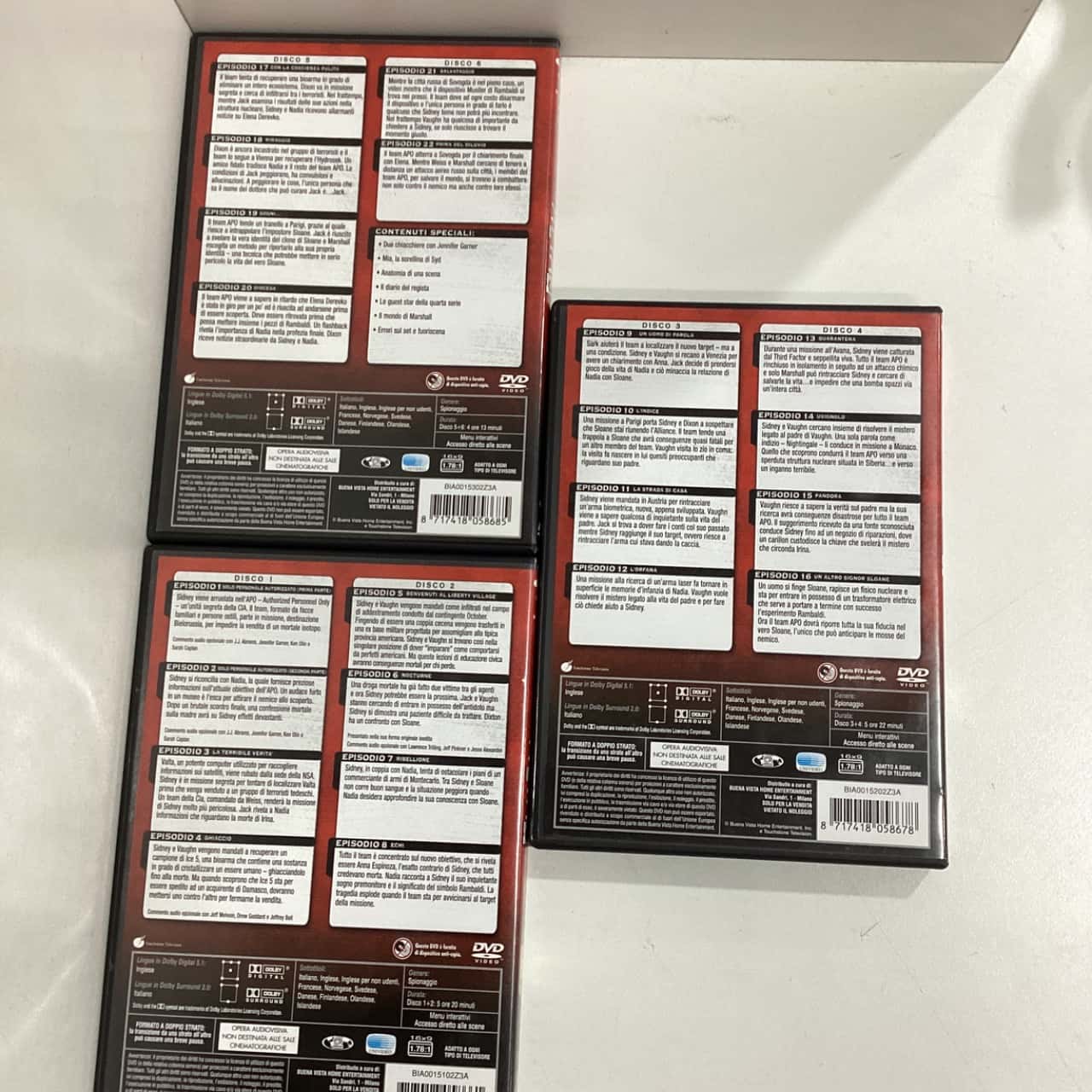 Alias Season 4 Complete 6-Disc DVD Box Set in French