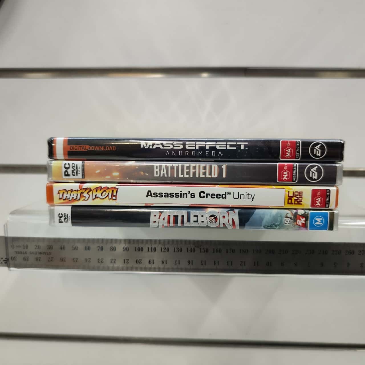 4x PC Games Sealed (s)