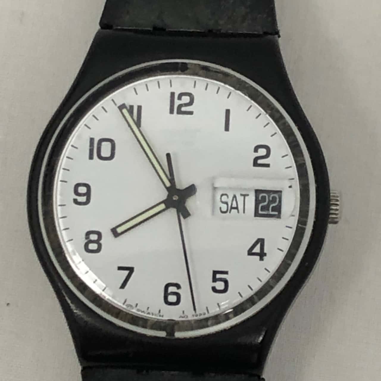 Reduced Swatch Watch Womens Black and White Watch(s)