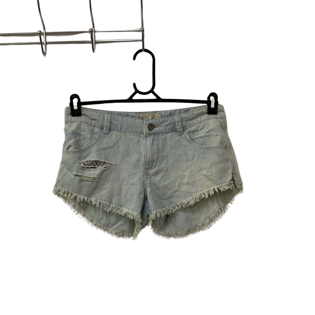 Roxy Denim Shorts Sundowner Vintage Polka Dot