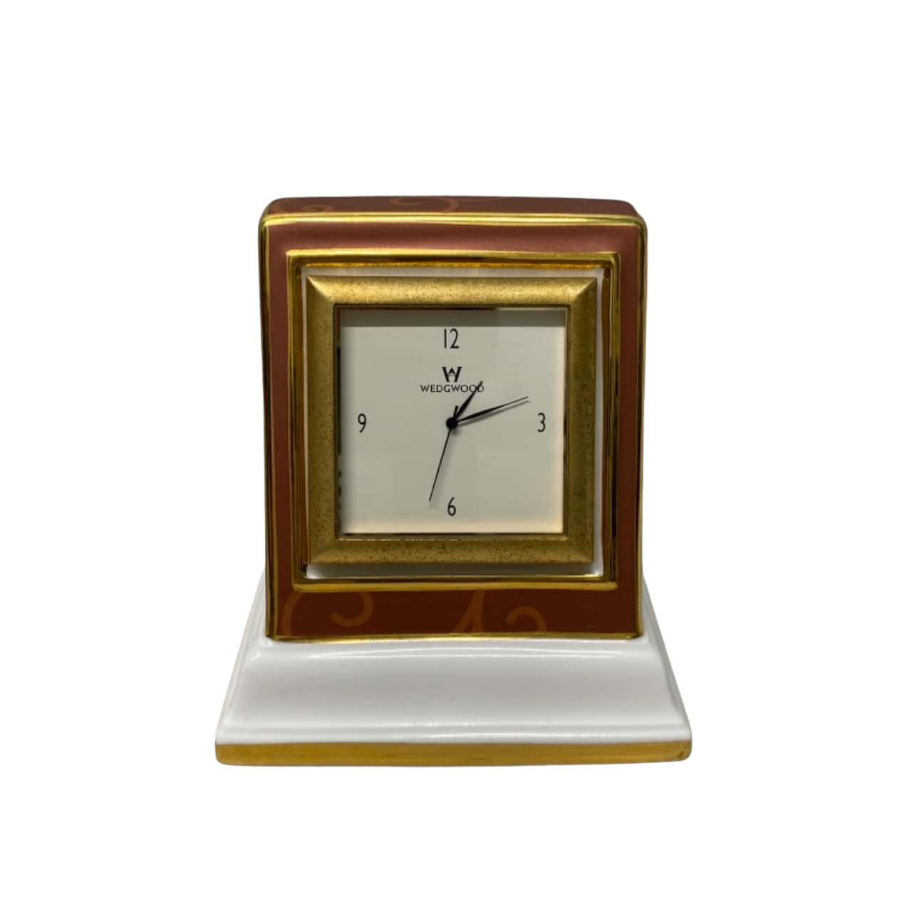 Wedgwood brand Marrakech range porcelain table clock