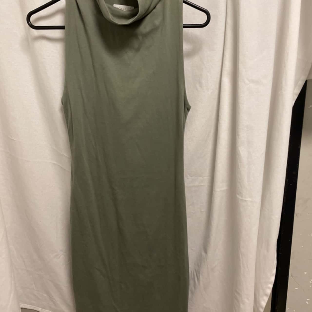 Kookai Womens Size 2 Bodycon Dress Olive