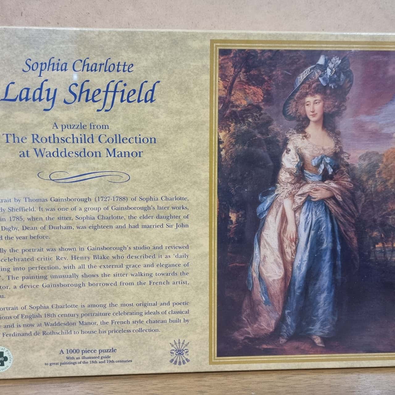 Sophia Charlotte, Lady Sheffield Puzzle (1,000 pieces; sealed)(s)