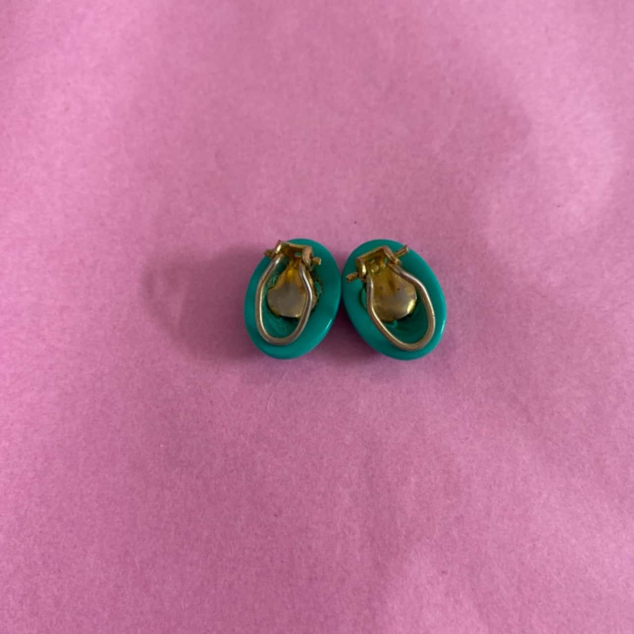Aqua clip on earrings (s)