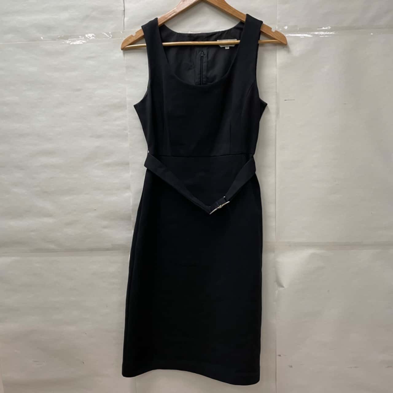 Anna Thomas Womens Size 10 Black Belted Midi Dress(s) - Used Very Good ...