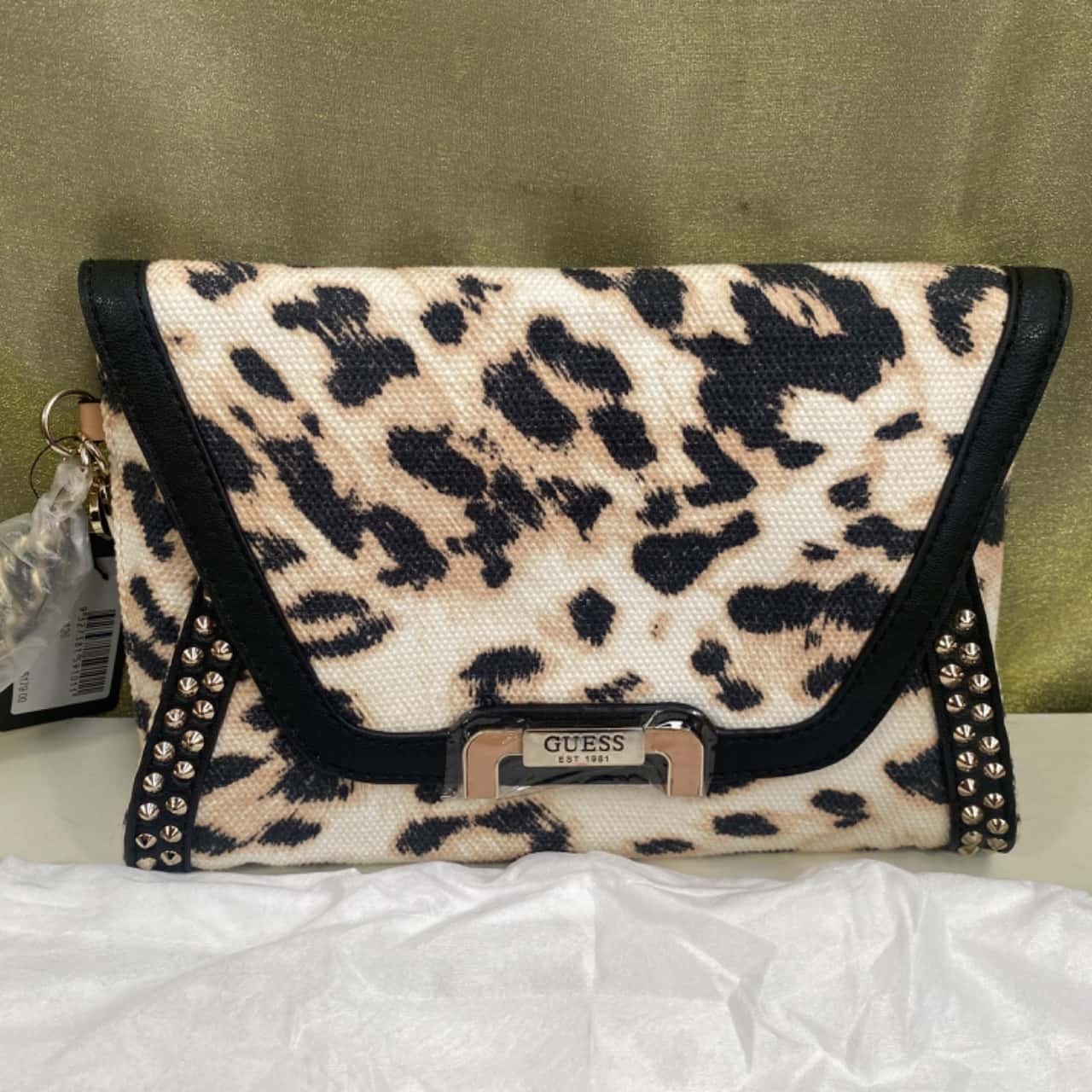 Guess leopard Clutch Bag RRP $139(s)