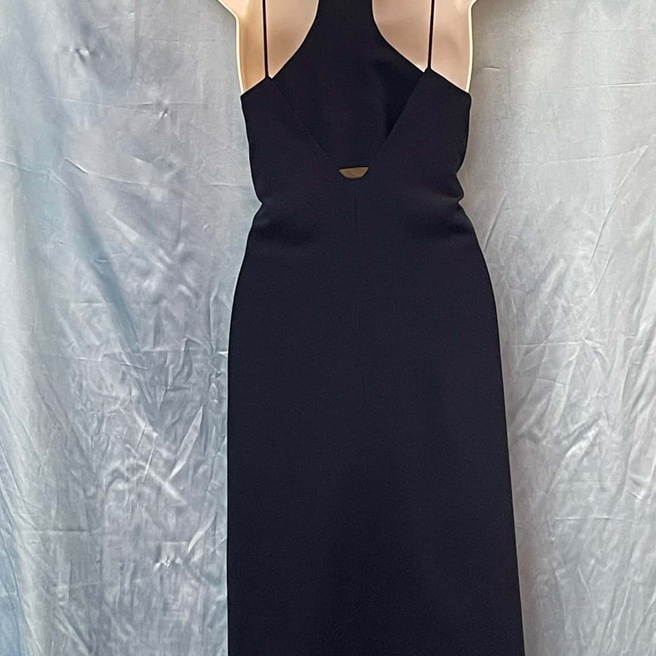 Veronika Maine Womens Size 12 Formal Dress / Mini Dress Navy Blue (s)