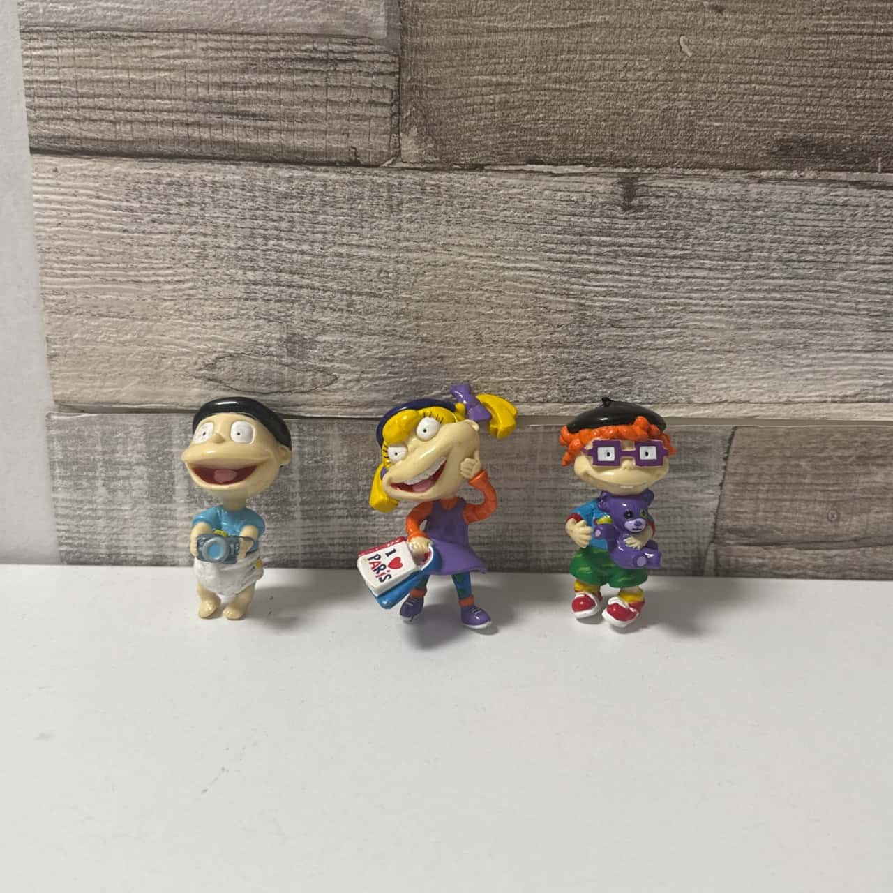 Bundle of Three Rugrats Plastic Toys(s)