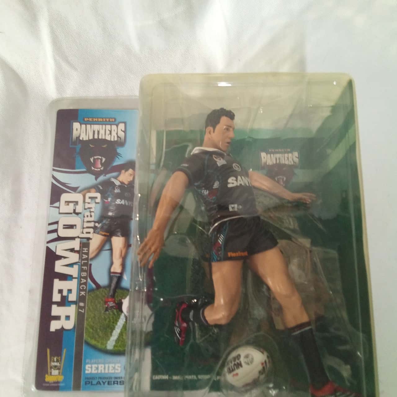 Penrith Craig Gower Series 1 NRL Figurine NWOT (Case Has Yellowed)