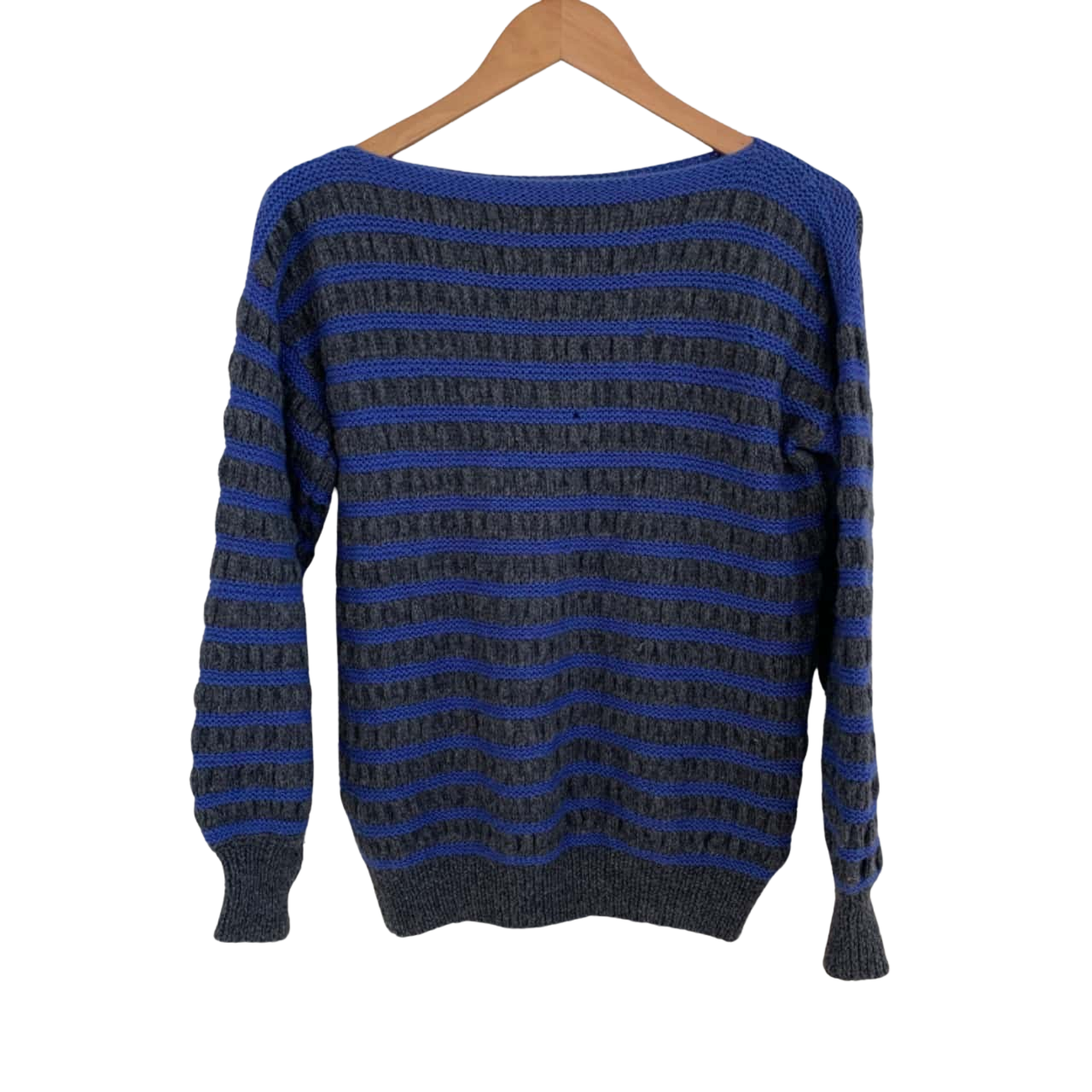 Medium Blue Striped Jumper