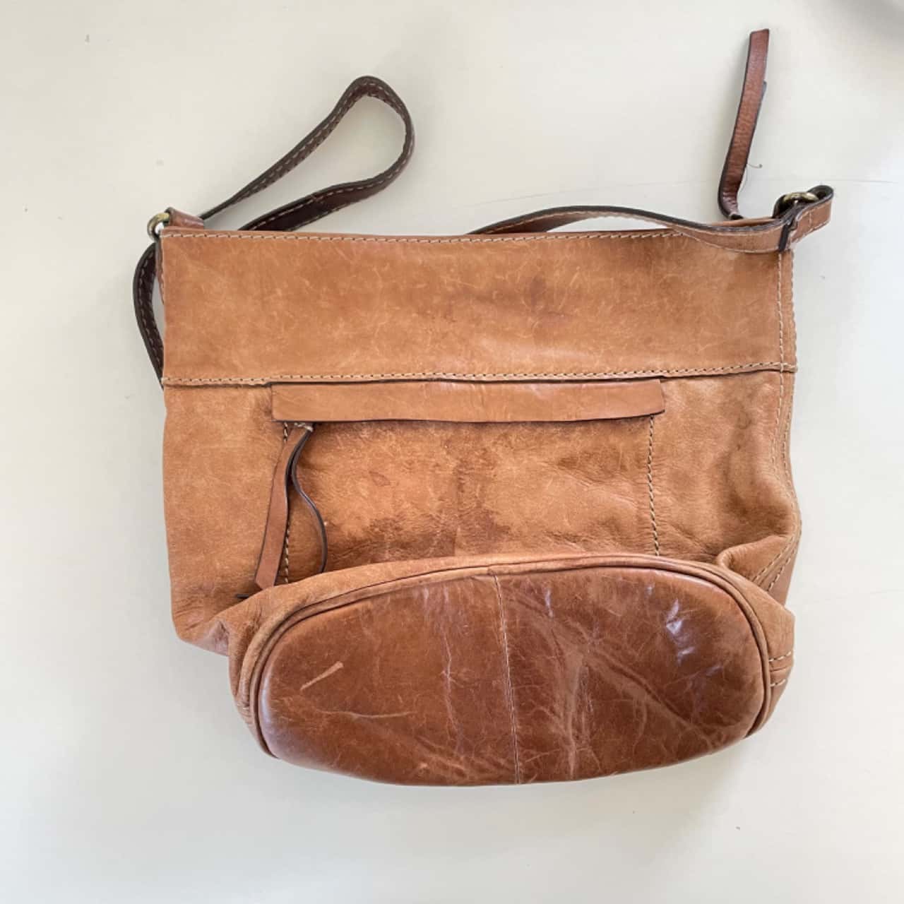 Colorado Brown Leather Cross Body Bag (s)