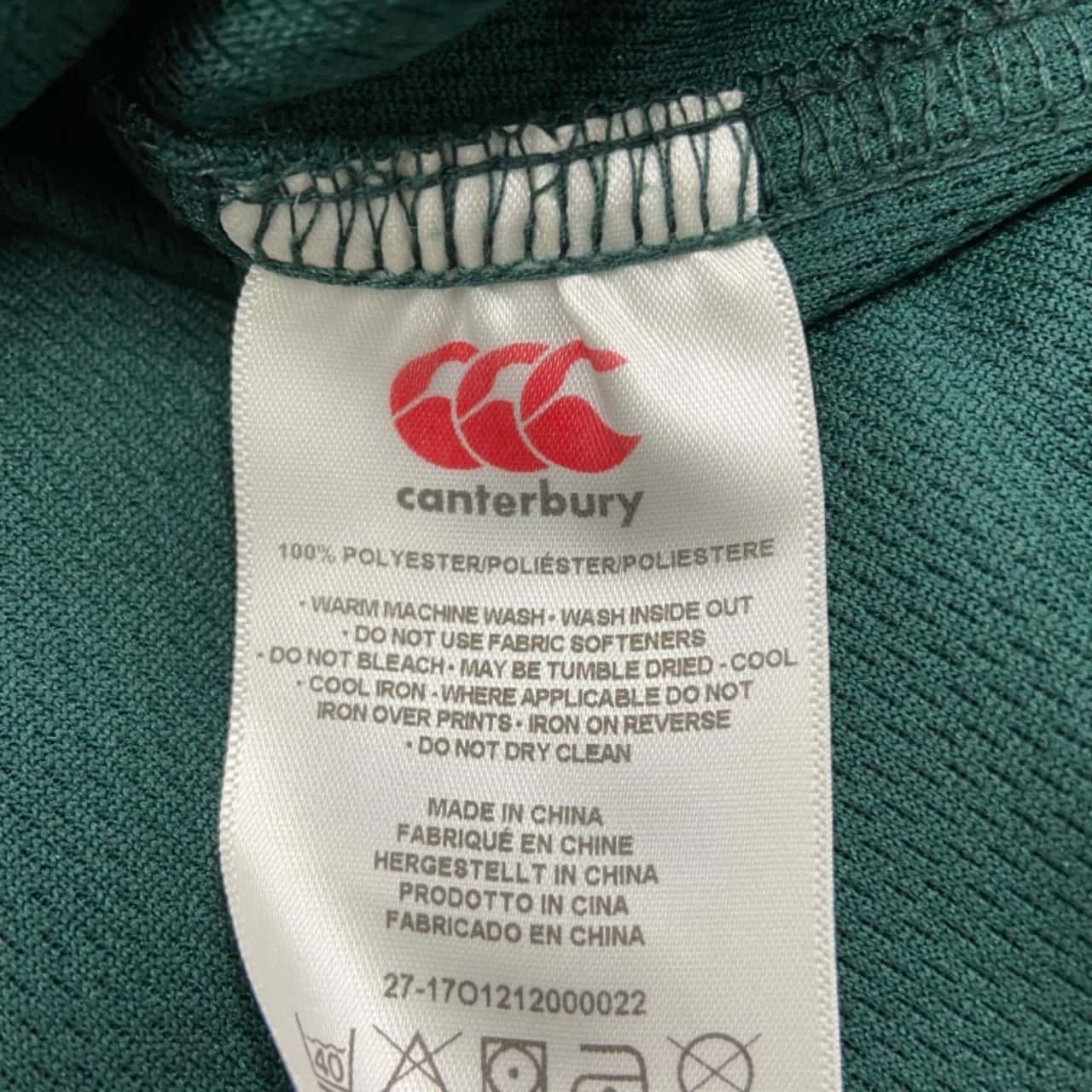 Canterbury 2011 Springbok Rugby Union Jersey Size S (s)