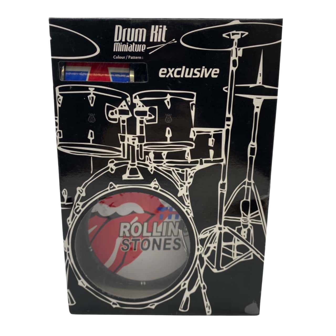 The Rolling Stones Miniature Drum Kit Collectable Toy
