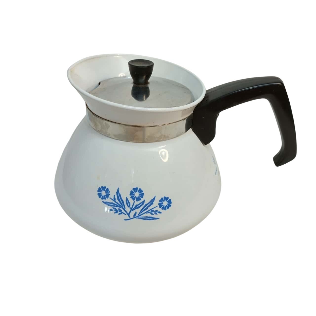 Vintage Corelle Corning Ware Blue Cornflower 6 Cup Tea Pot