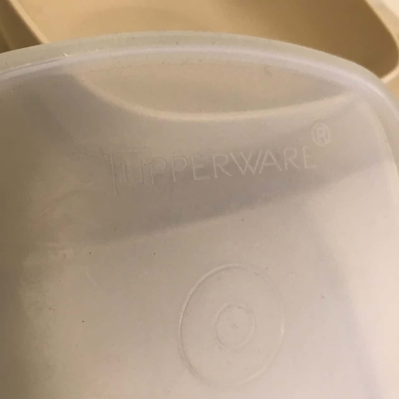 Vintage Tupperware Dip n Chip Server with Lid