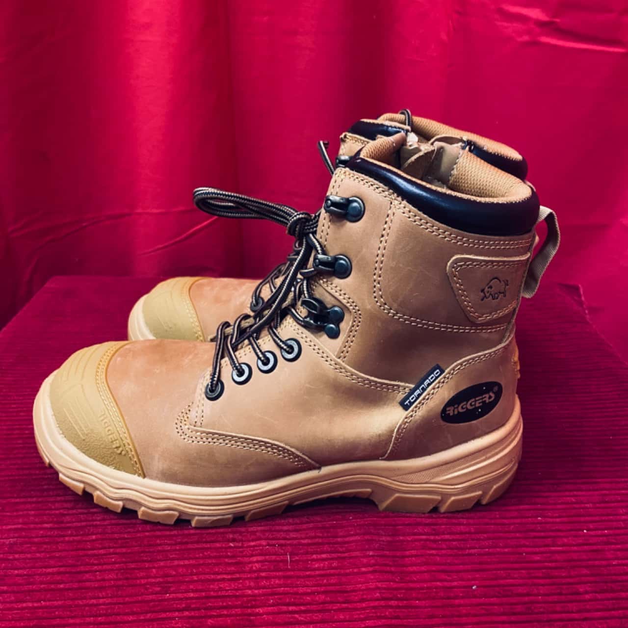 Riggers Footwear Mens Size 10 US / 9 AU Brown Tornado Work Boots(s)