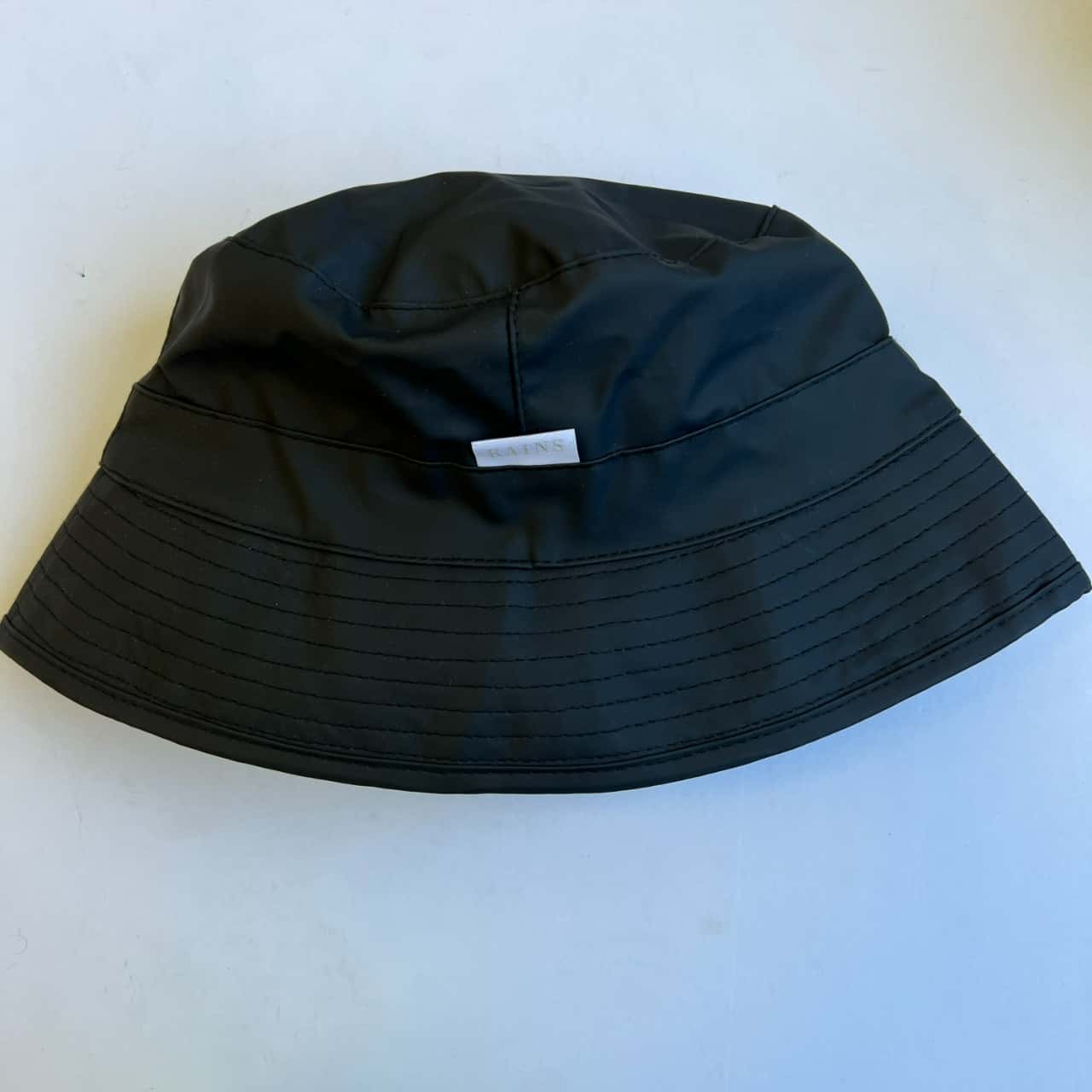 RAINS Womens Waterproof Bucket Hat Black (s)