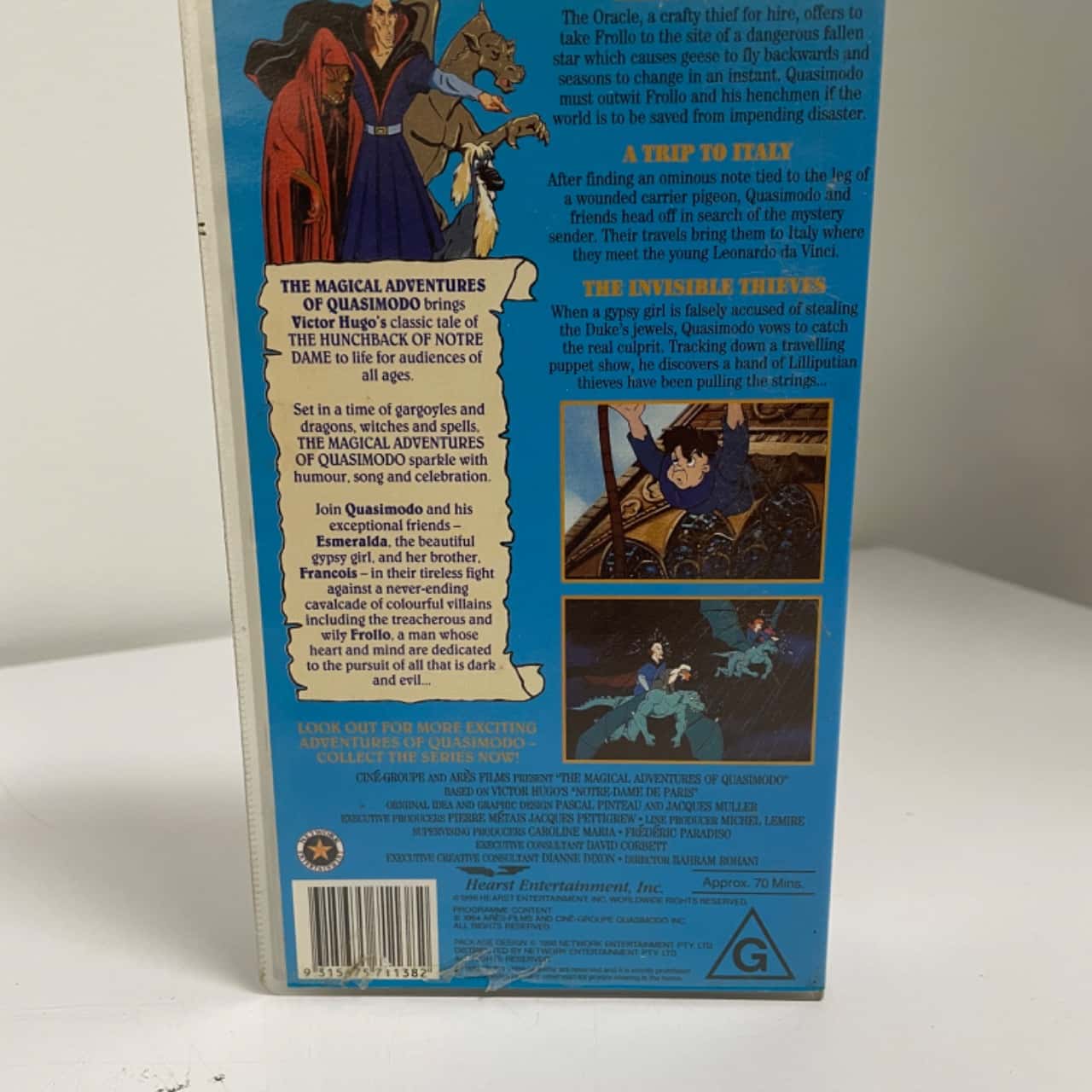VHS The Hunchback of Notre Dame - The magical Adventures of Quasimodo