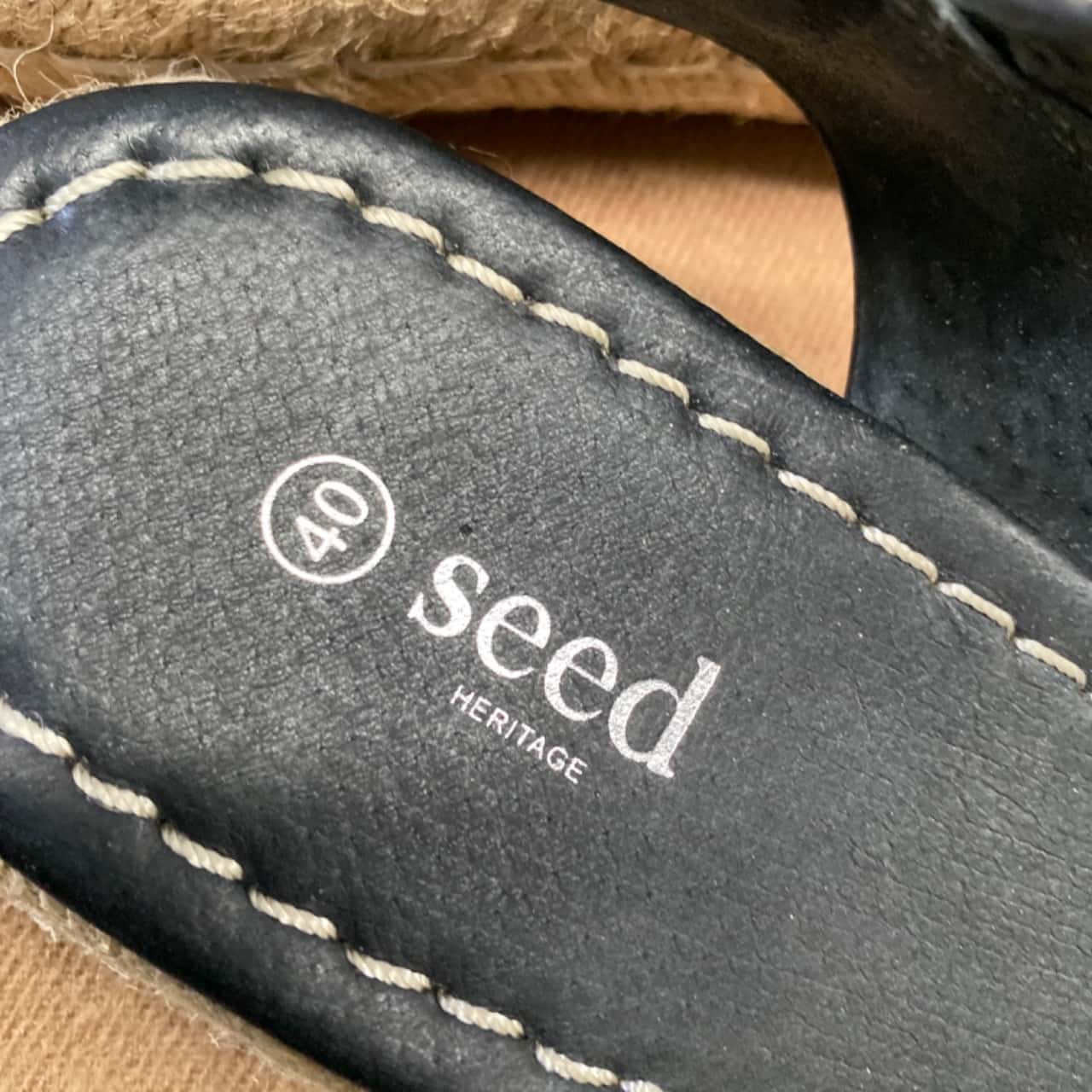 *MAY SALE* Seed Heritage Womens Size 40 Black Sandals