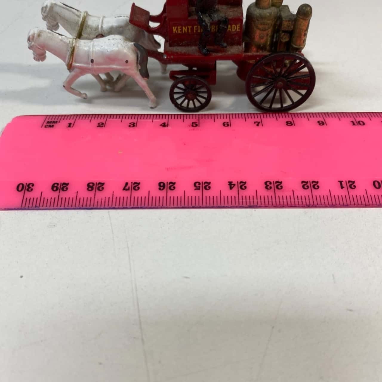 LESNEY MODELS OF YESTERYEAR BOX #4 SHAND MASON HORSE DRAWN FIRE ENGINE